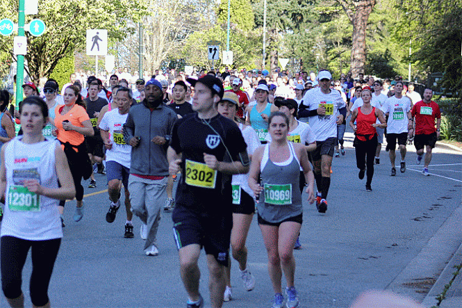 What the 10km Vancouver Sun Run Looks Like - Hollyburn Properties