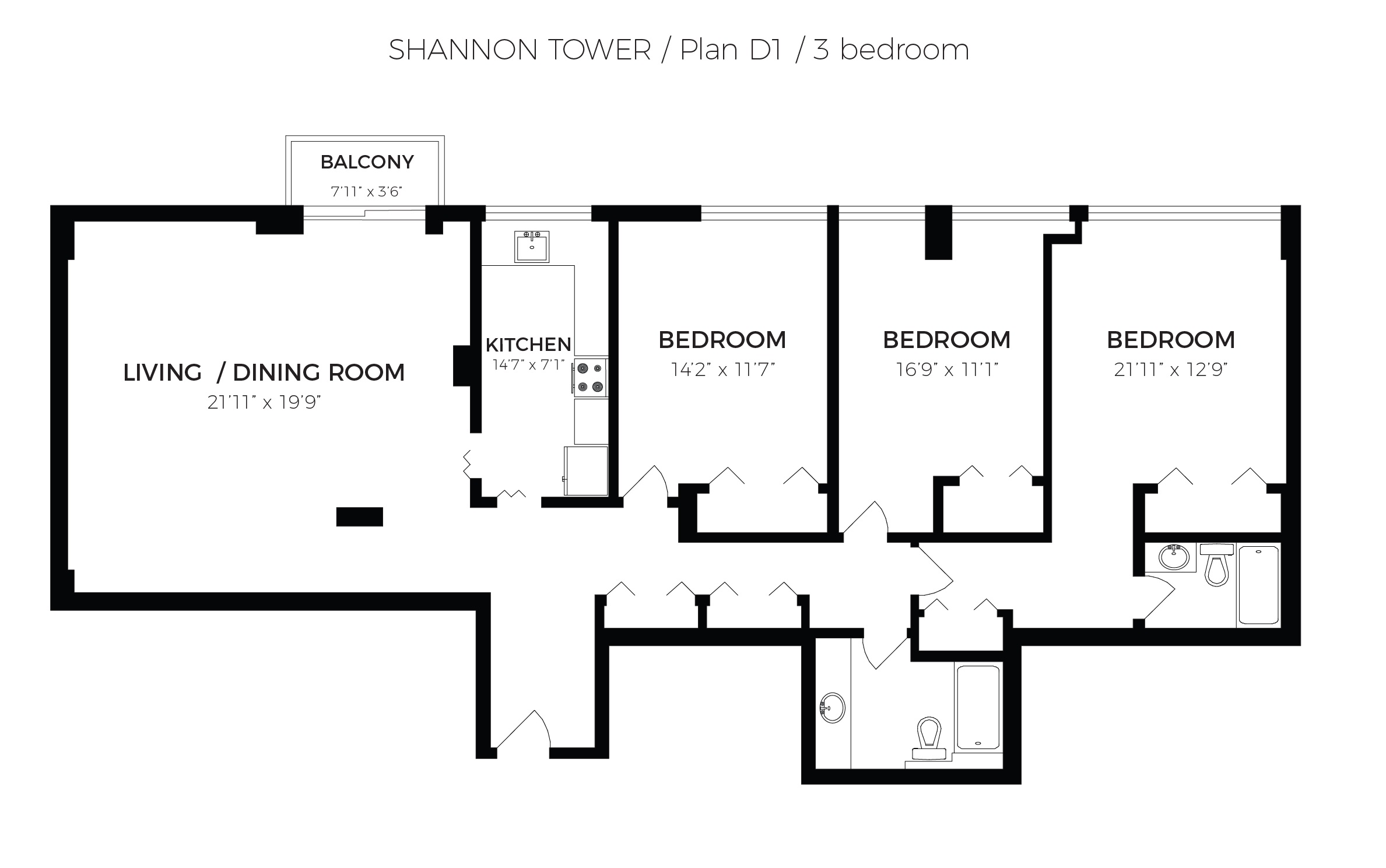 Shannon Tower Rental Apartments - Hollyburn Properties