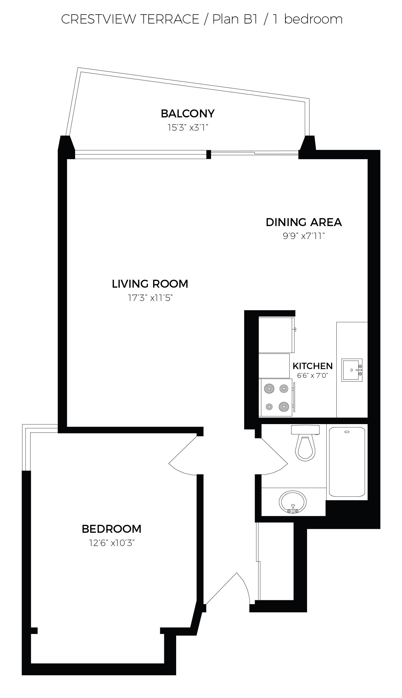 Crestview Terrace Rental Apartments - Hollyburn Properties